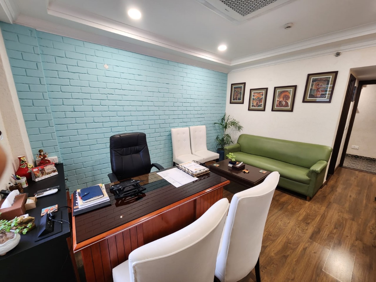 Luxury CEO Office Design Ideas by In-Art Constructions
